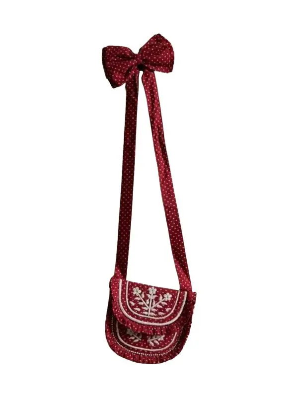 BONJOUR Bag Set With Clip - Red