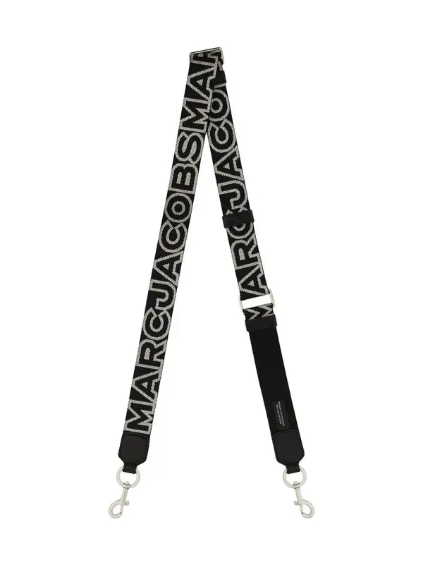 Marc Jacobs Shoulder Strap With Logo - Black