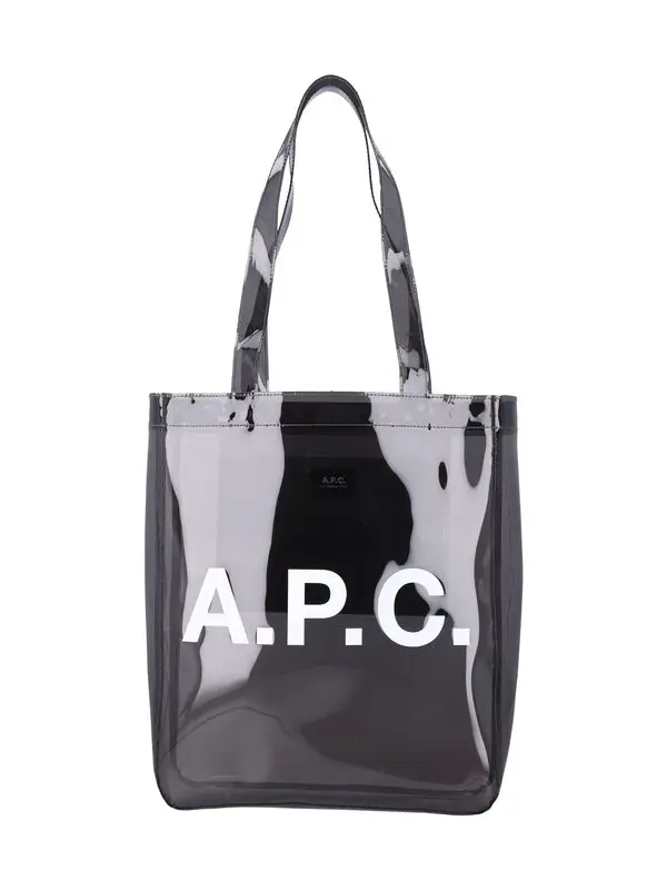A.p.c. Lou Pvc Tote - Grey