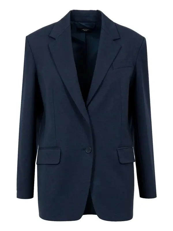 Max Mara Single-breasted Blazer - Blue