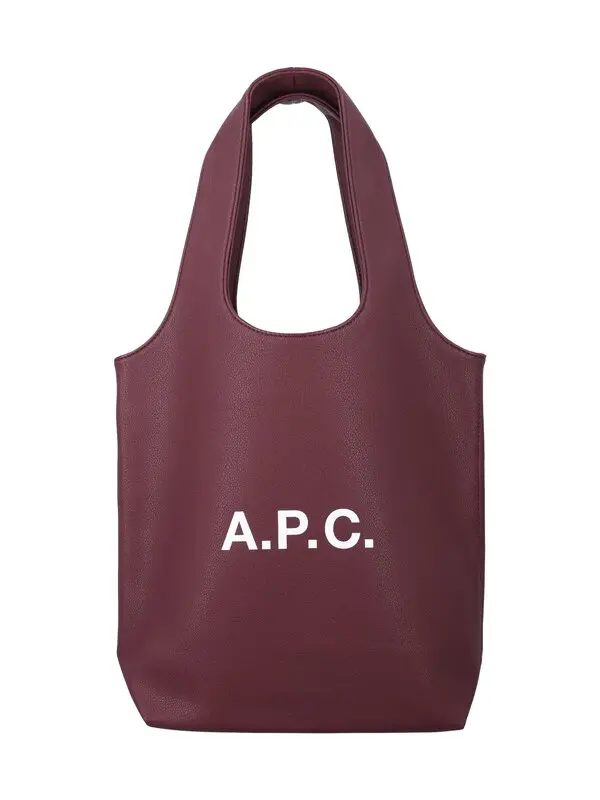 A.p.c. Ninon Small Tote Bag - Aubergine