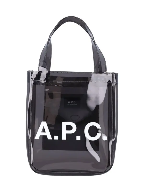 A.p.c. Lou Pvc Tote - Anthracite