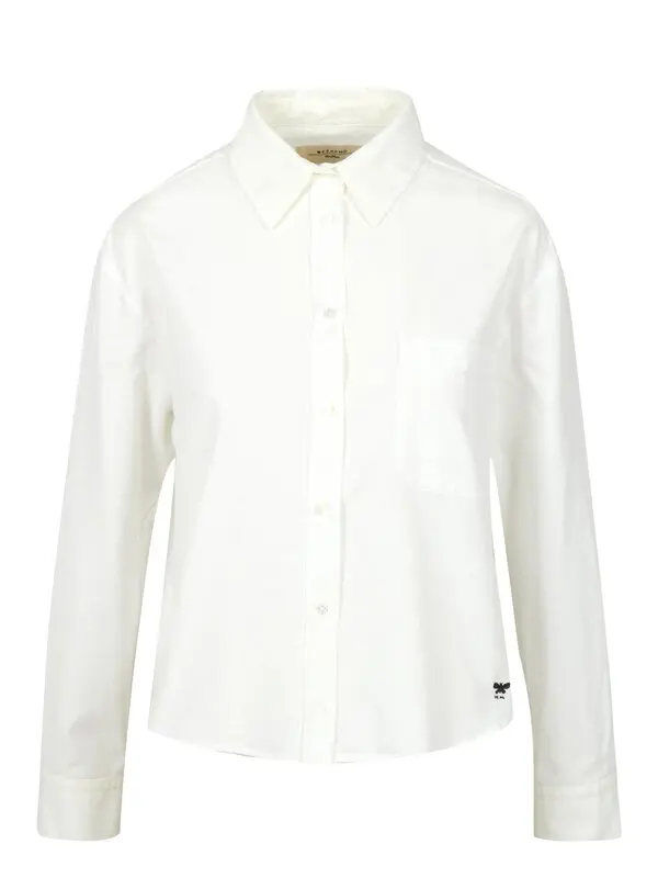 Max Mara Oxford Cotton Button-down Shirt - White