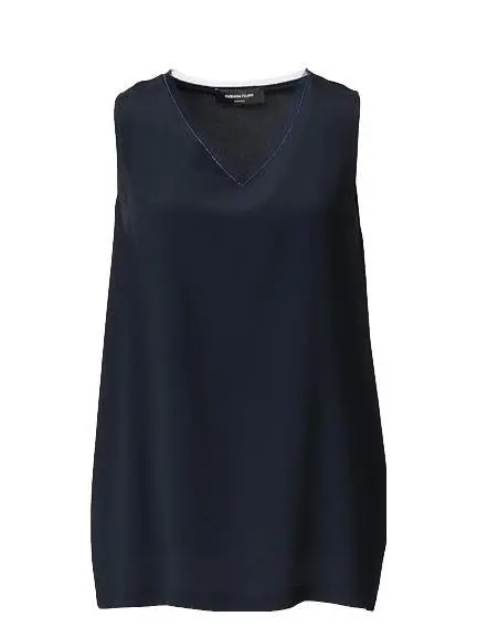 Fabiana Filippi V-neck Tank Top - Blue