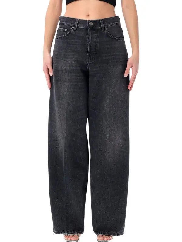 HAIKURE Bethany Relaxed Jeans - Authentic Black Wash