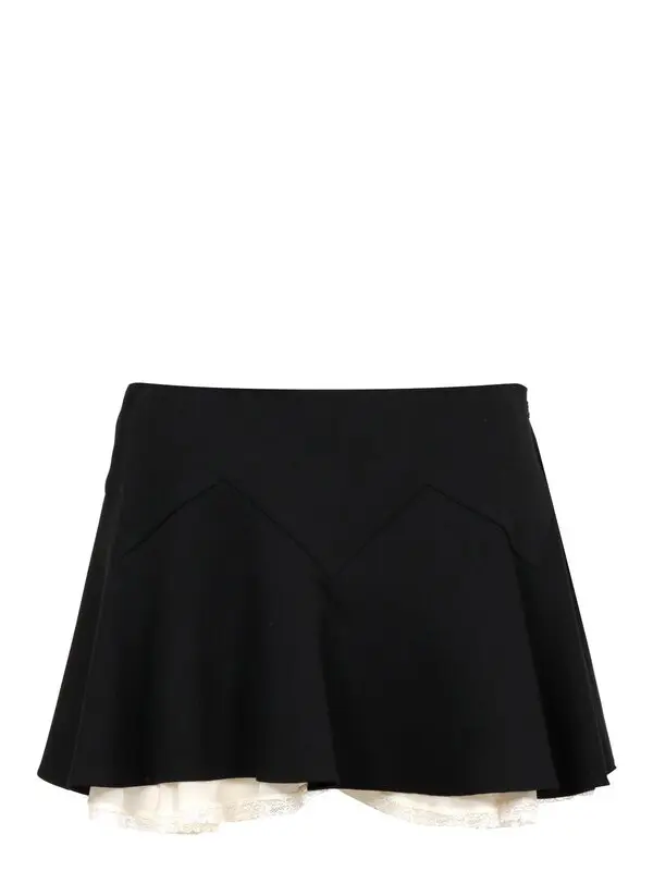 ANIYE BY Mini Flared Skirt - Black