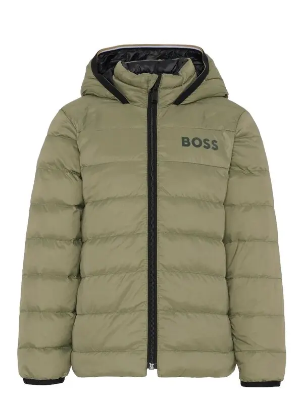 BOSS Reversible Down Jacket - Brown