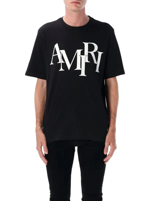 Amiri T Shirts And Polos - Black