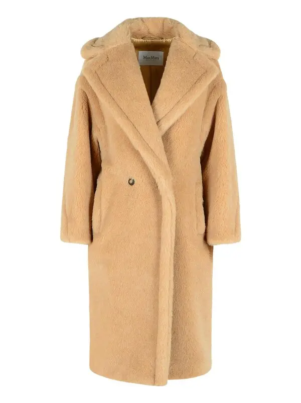 Max Mara Teddy Bear Icon Coat - Ivory