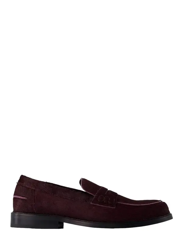 SAMSØE SAMSØE Safredda Leather Loafers - Burgundy