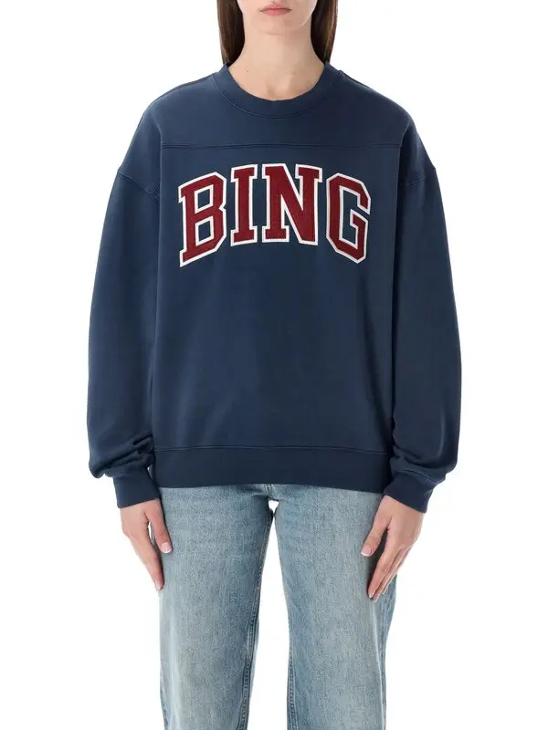 ANINE BING Trenton Sweatshirt - Blue