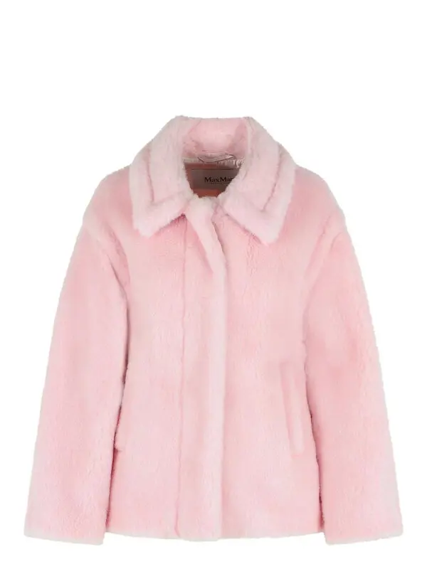 Max Mara Alpaca And Wool Jacket - Pink