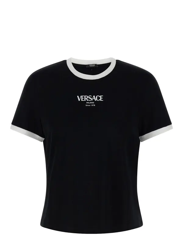 Versace Logo T-shirt - White/black