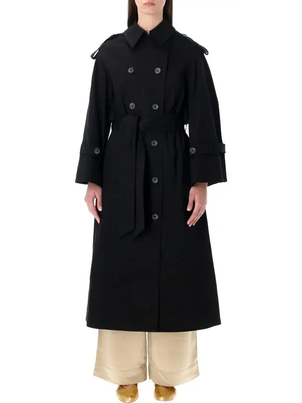 BY MALENE BIRGER Alaya Trench Coat - Black