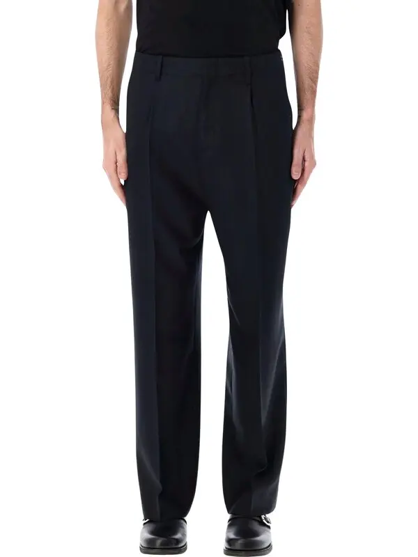 Our Legacy Panama Wool Chino Trousers - Black