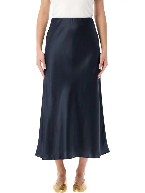 BY MALENE BIRGER Boshan Midi Skirt - Night Sky Blue