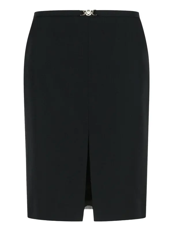 Versace Virgin Wool Skirt - Black