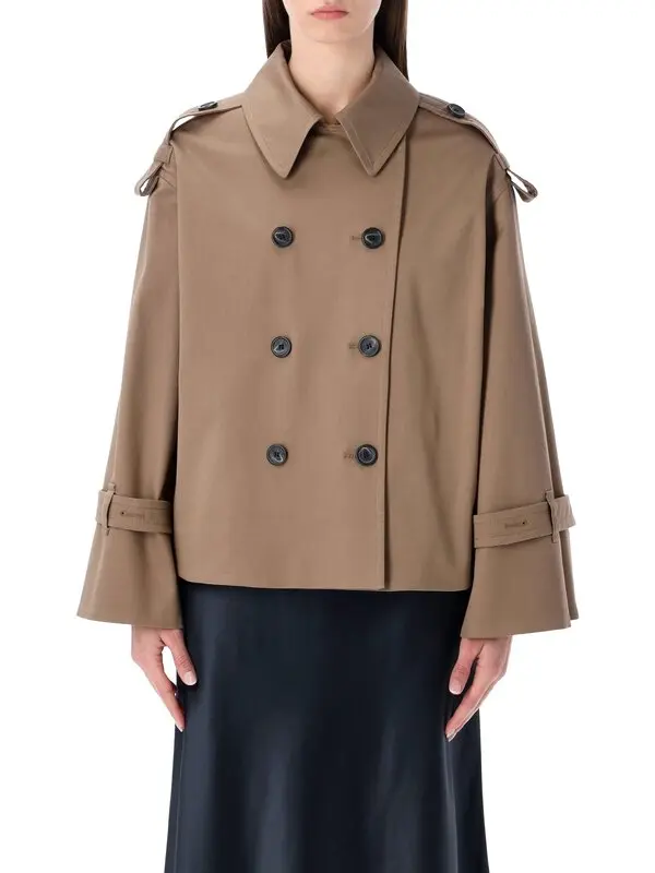 BY MALENE BIRGER Alisandra Trench Jacket - Fossil Beige