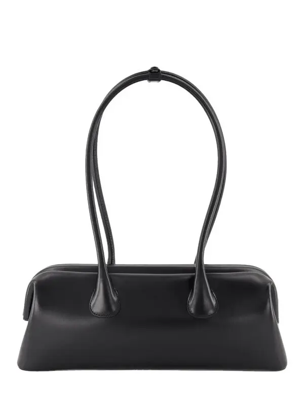 OSOI Leather Shoulder Bag - Black