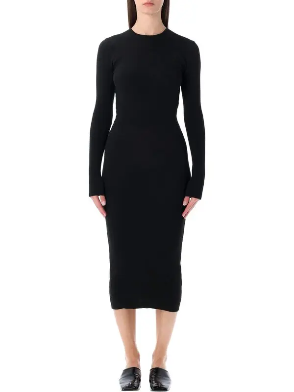 Fear Of God Rib Long Sleeve Dress - Vintage Black