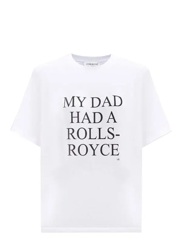 Victoria Beckham Printed T-shirt - White