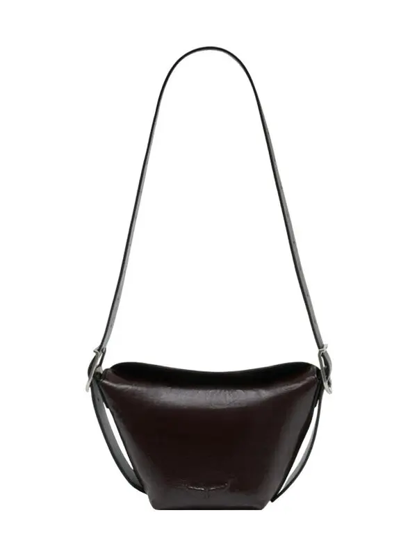 Zadig&Voltaire Baby Jane Leather Shoulder Bag - Brown