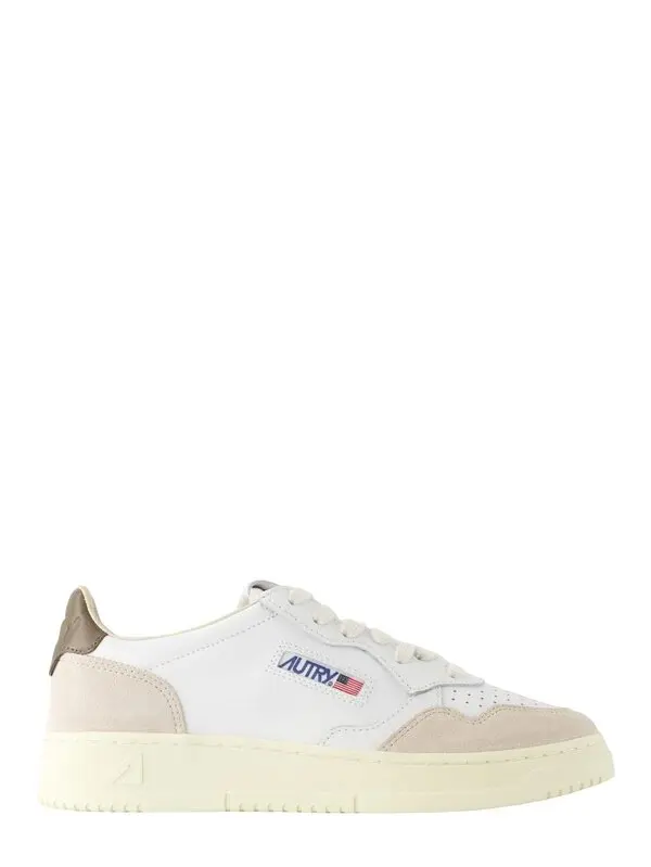 AUTRY Medalist Low Leather Sneakers - White