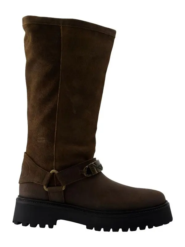 Zadig&Voltaire Angie Leather Boots - Brown