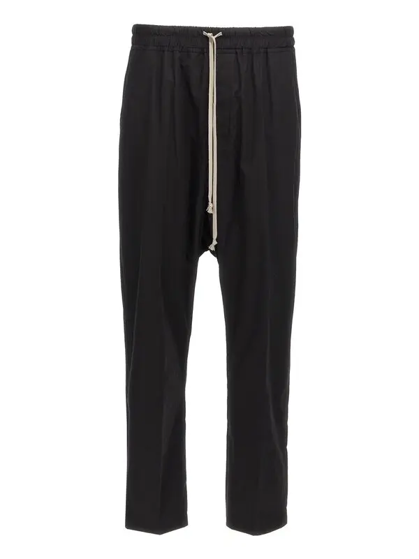 Rick Owens Drawstring Long Pants - Black