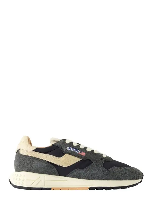 AUTRY Reelwind Low Leather Sneakers - Grey