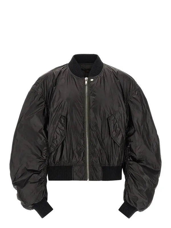 Rick Owens Secchia Flight Bomber Jacket - Black