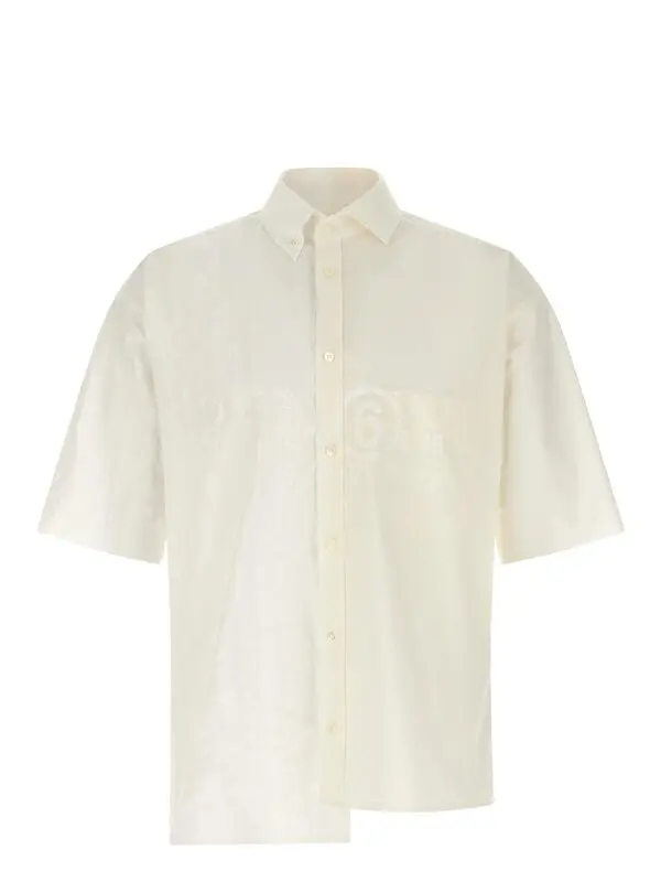 MAISON MARGIELA Bi Material Shirt - White