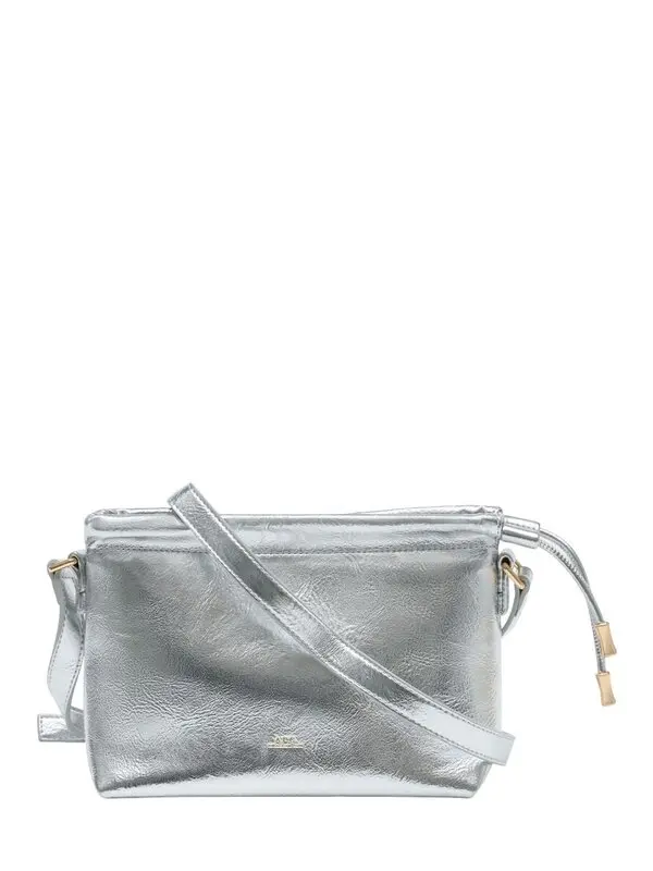 A.p.c. Ninon Mini Crossbody - Silver