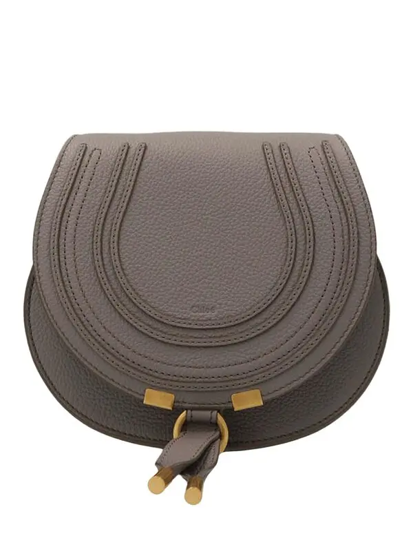Chloé Saddle Marcie Small Crossbody Bag - Gray