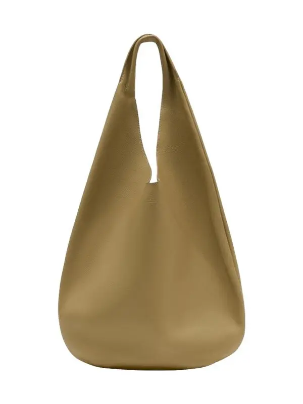 A.p.c. Le Neige Leather Shopper Bag - Beige