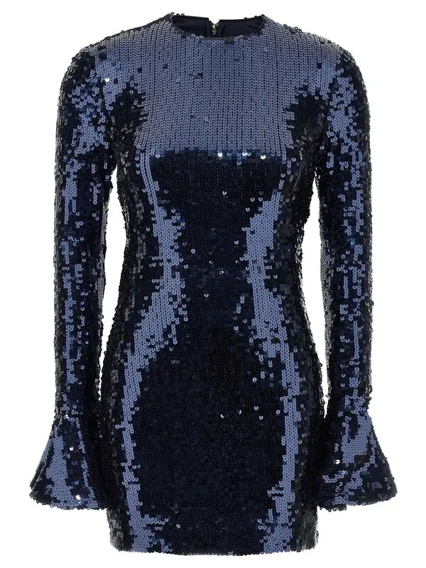 Remain Birger Christensen Sequin Mini Dress - Blue