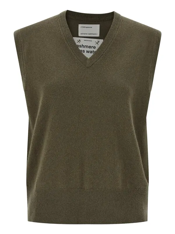 EXTREME CASHMERE X N°243 Spencer' Vest - Green