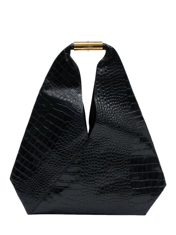 MAISON MARGIELA Leather Japanese Shoulder Bag - Black