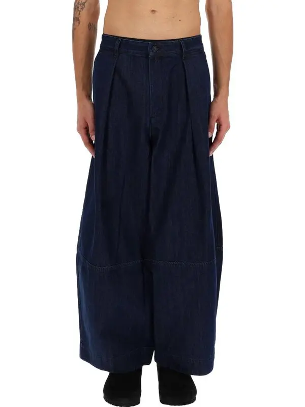 You Must Create Earth Deadbeat Pants - Blue