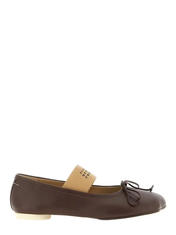 MAISON MARGIELA Anatomic Numeric Ballet Flats - Brown