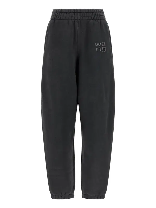 Alexander Wang Hotfix Logo Joggers - Black