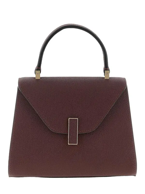 VALEXTRA Iside Mini Handbag - Bordeaux