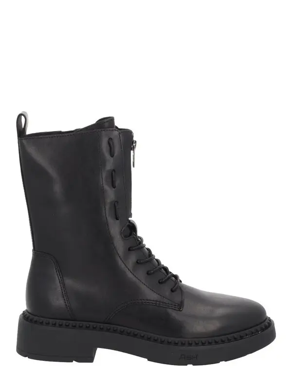 Ash Lace-up Boots - Black