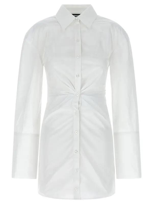 Remain Birger Christensen Shirt Mini Dress - White