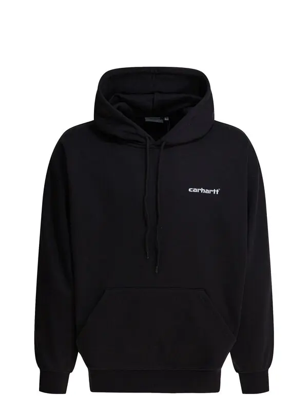 Carhartt Work In Progress Caps Sweat Hoodie - Black