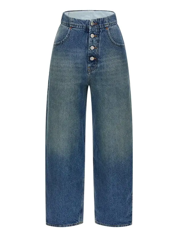 MAISON MARGIELA Straight Leg Jeans - Light Blue