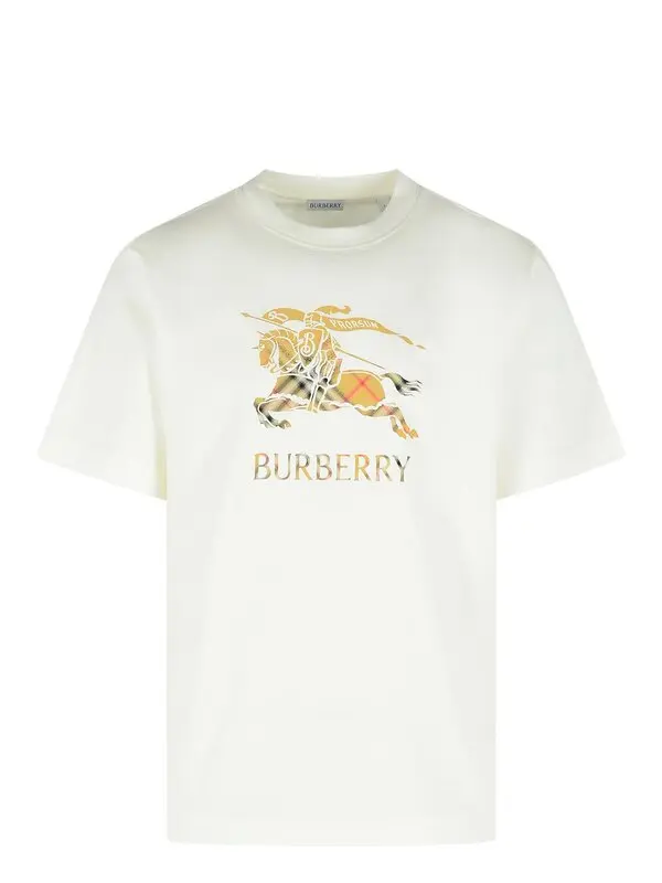 Burberry Seth' Cotton T Shirt - White