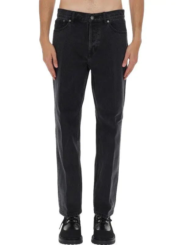 Obey Straight Leg Cotton Trousers - Black