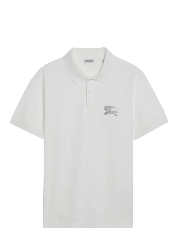 Burberry Cotton Polo Shirt - White