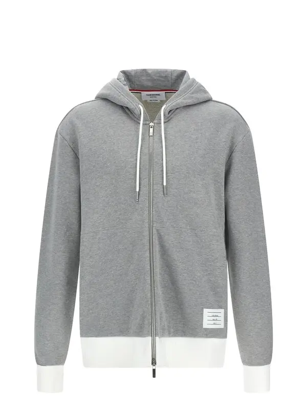 Thom Browne 4bar Hoodie - Gray